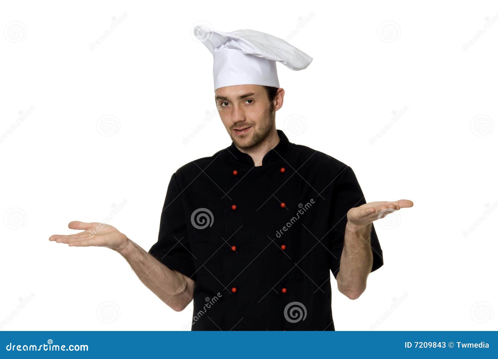 Cook stock image. Image of isolated, chef, person, cuisine - 7209843