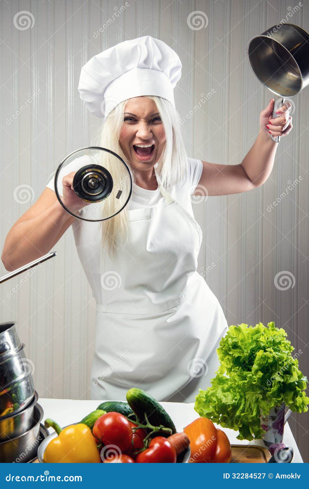 Cook stock image. Image of bored, emotional, cuisine - 32284527