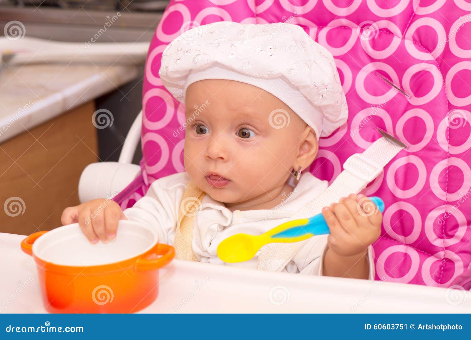 Cook baby stock image. Image of cooker, cute, kitchen - 60603751