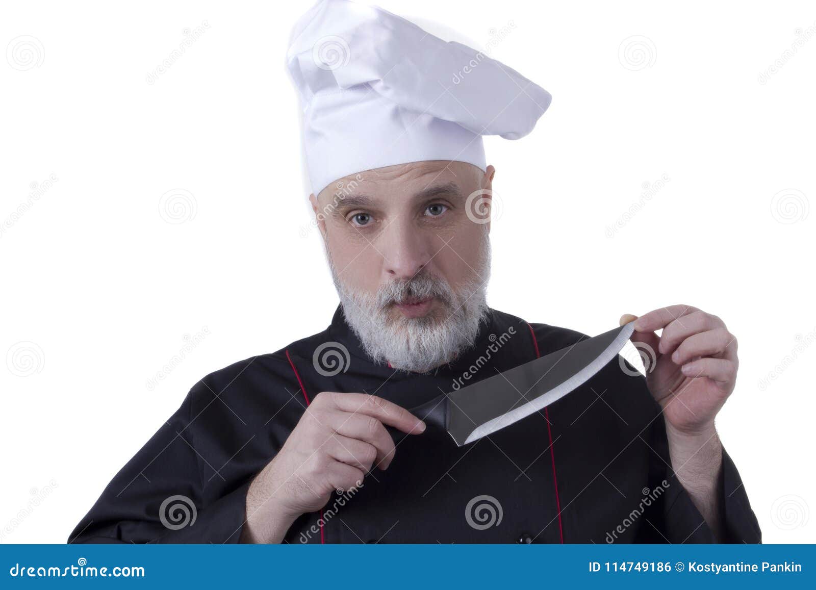 Cook with a beard stock photo. Image of crossed, entrepreneur - 114749186