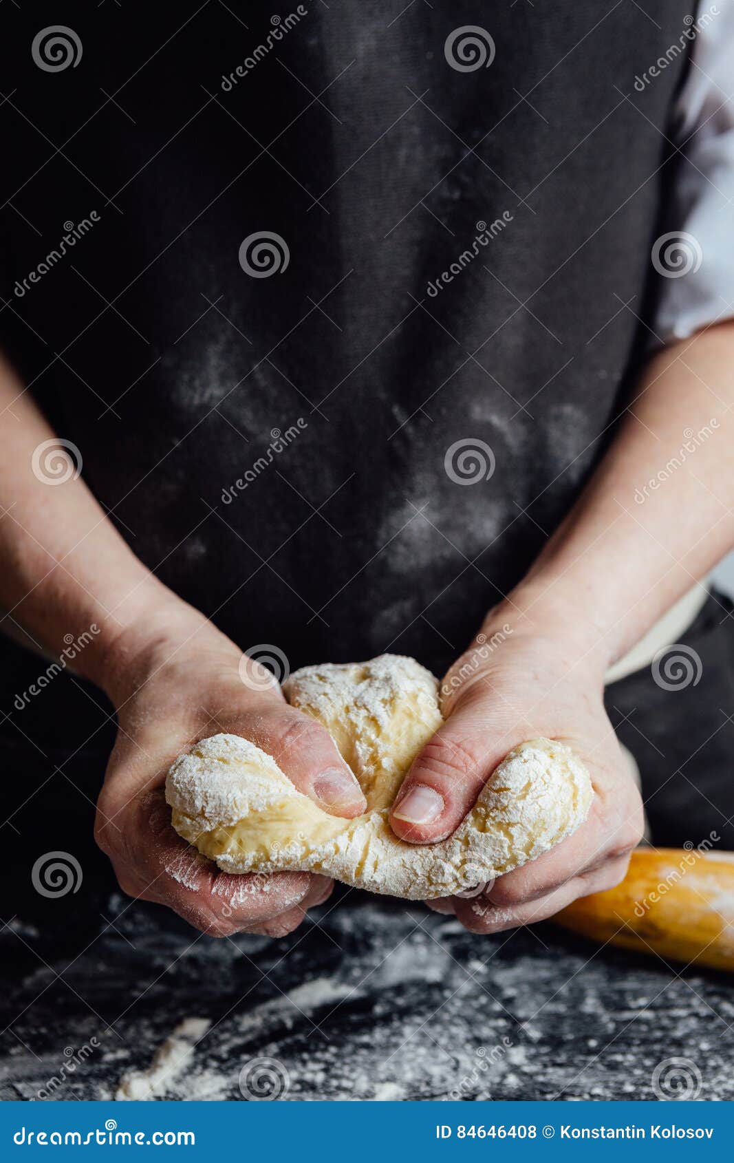 Cook Beating Up Cookie Dough Stock Photo - Image of food, human: 84646408