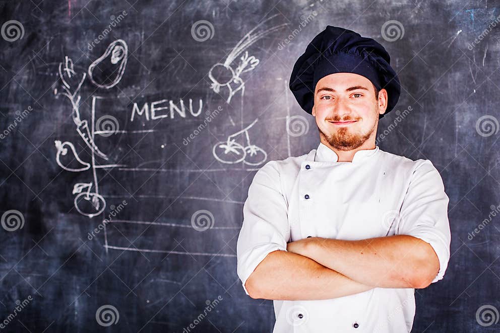 Cook on Board Background Chalk Stock Image - Image of chalk, background ...
