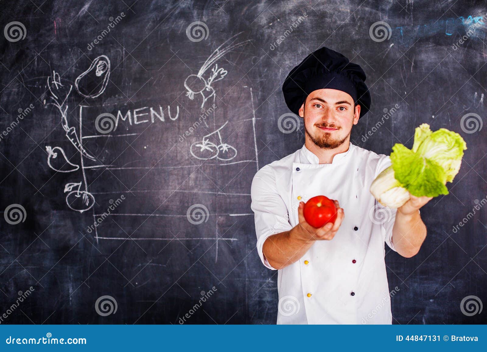 Cook on Board Background Chalk Stock Image - Image of advertising ...