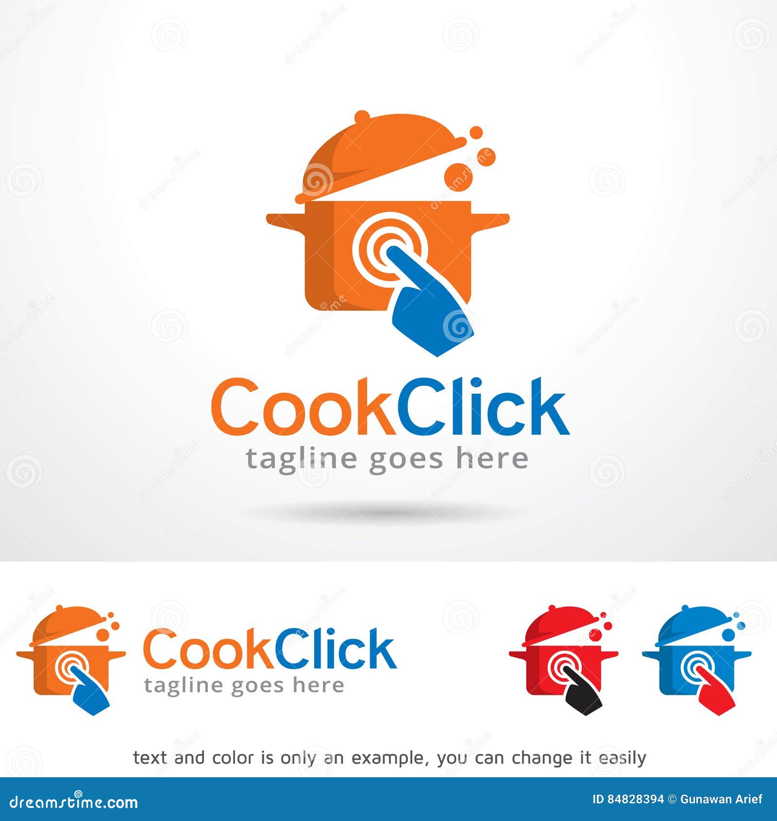 Cook Click Logo Template Design Vector Stock Vector - Illustration of ...