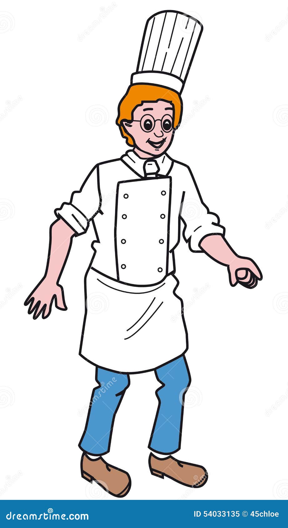 Cook stock illustration. Illustration of work, gastronome - 54033135