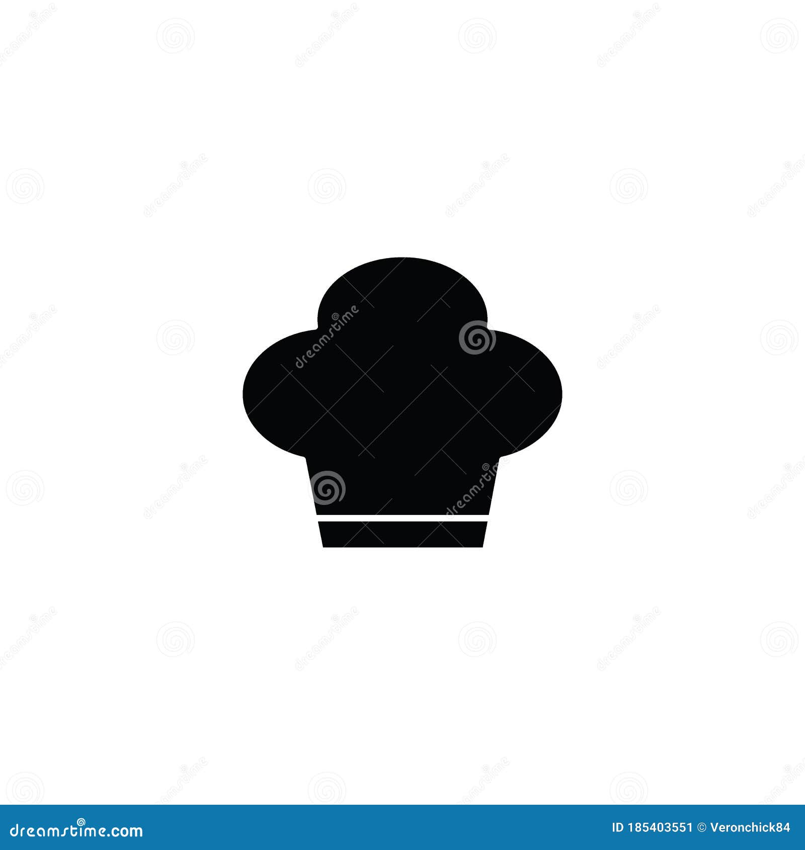 Cook Hat Icon. Food Sign Restaurant Icon Vector Stock Vector ...