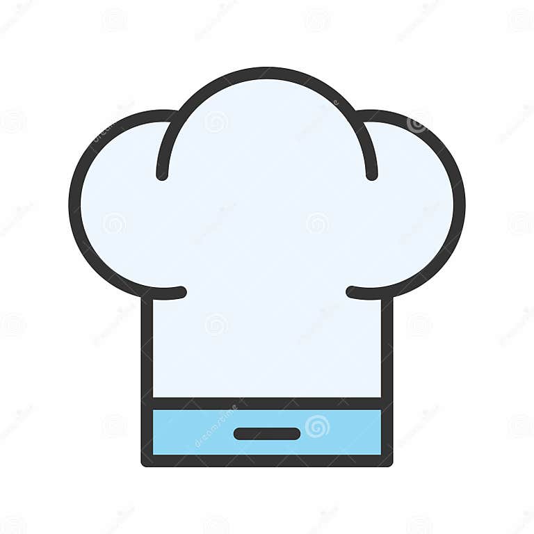 Cook Hat Icon Vector Image. Stock Vector - Illustration of kitchen ...