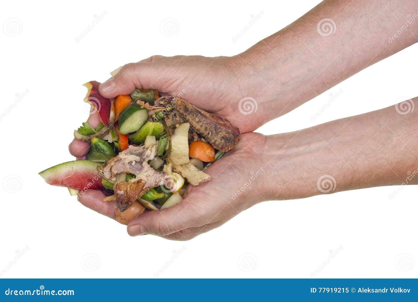 Cook Hold Food Kitchen Waste Stock Image - Image of organic, meal: 77919215