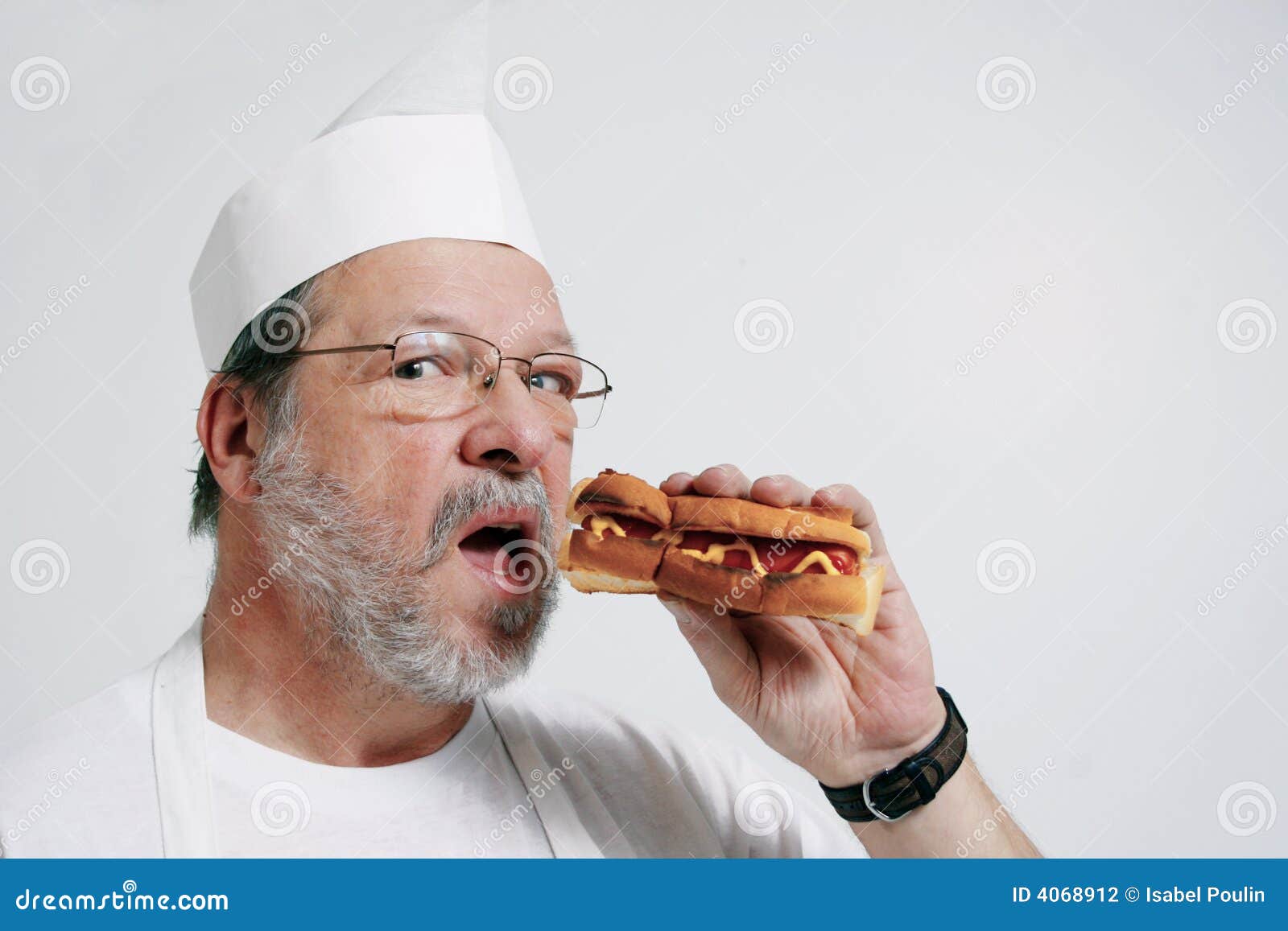 Cook is hungry stock photo. Image of junk, away, cooked - 4068912