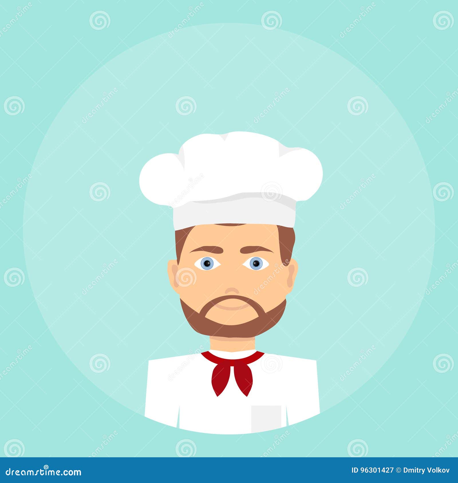 Cook, icon of the cook stock vector. Illustration of flat - 96301427