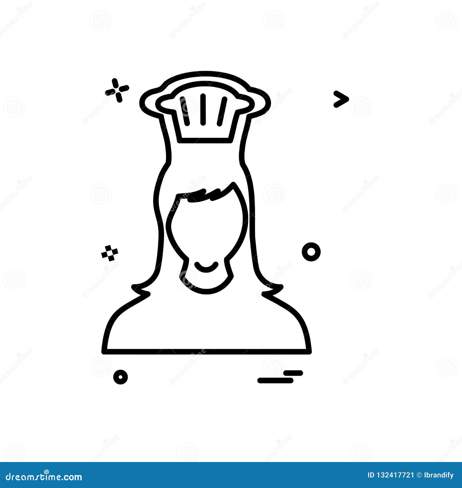 Cook icon design vector stock vector. Illustration of element - 132417721