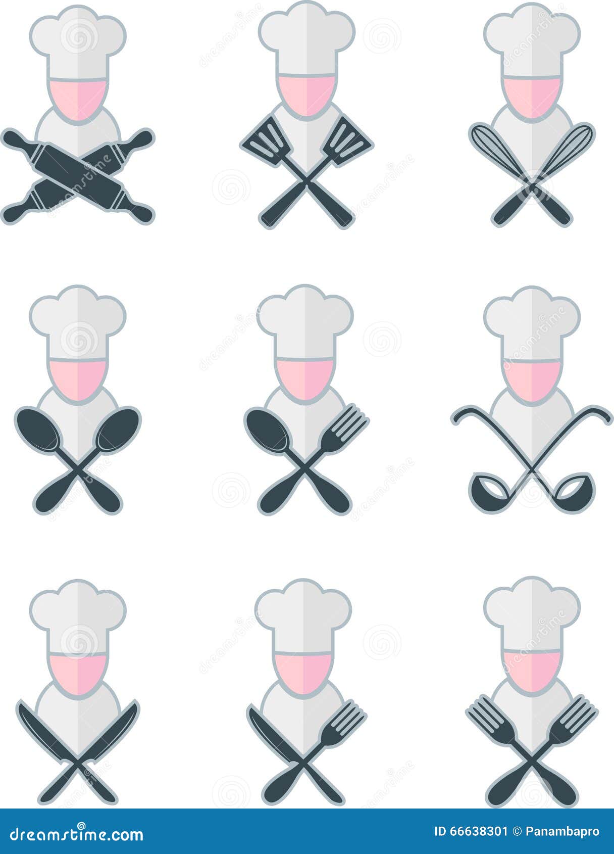 Cook icon stock vector. Illustration of dinner, chef - 66638301