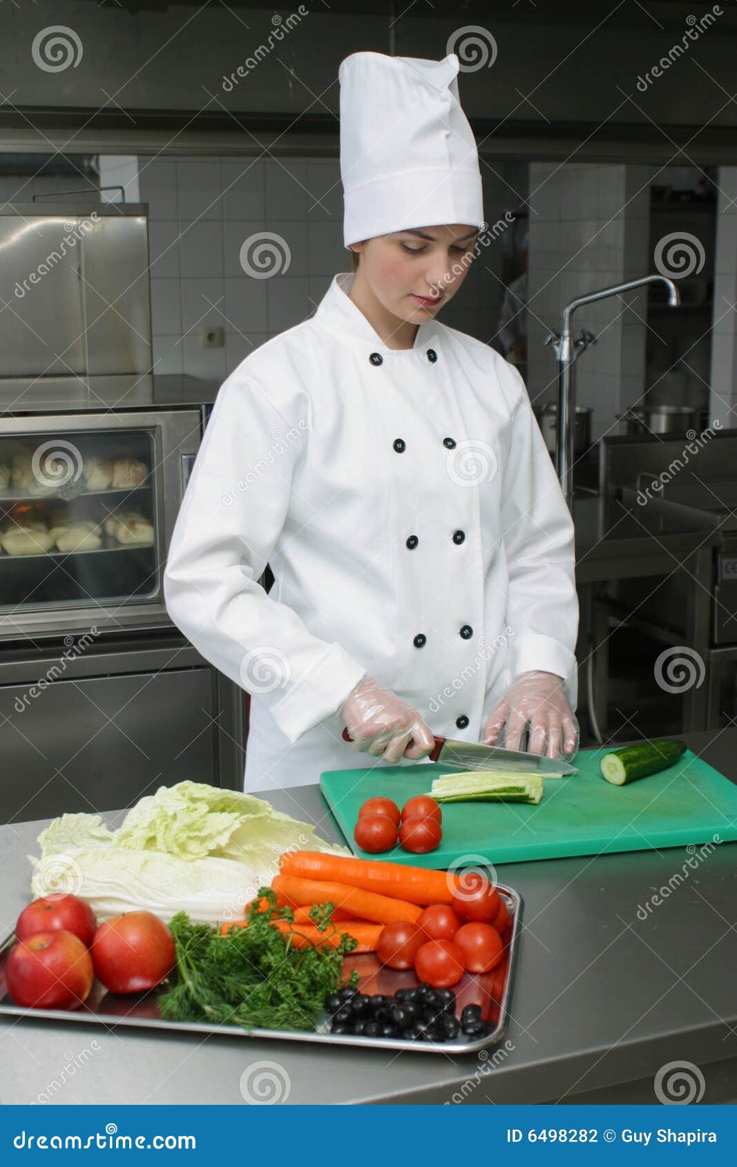 Cook on kitchen stock photo. Image of factory, cookware - 6498282