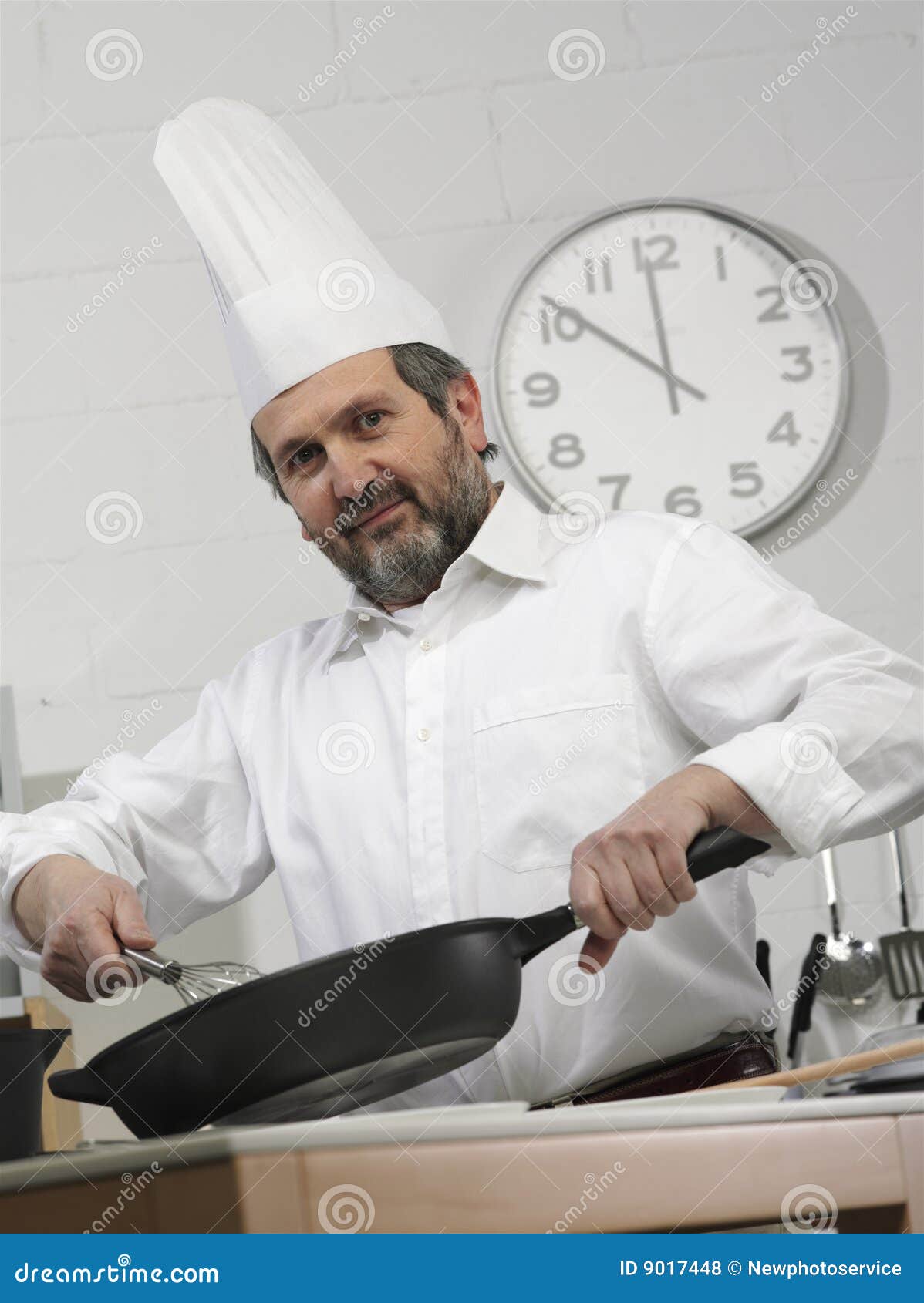 Cook in a kitchen stock photo. Image of sauces, food, cookout - 9017448