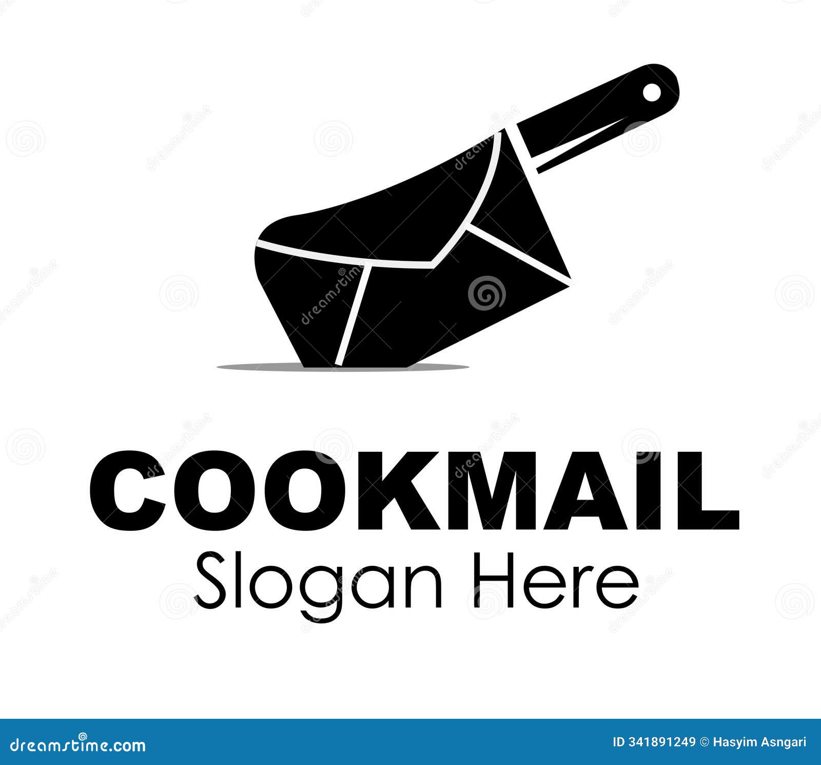 Cook Mail Logo Design Concept Stock Illustration - Illustration of ...