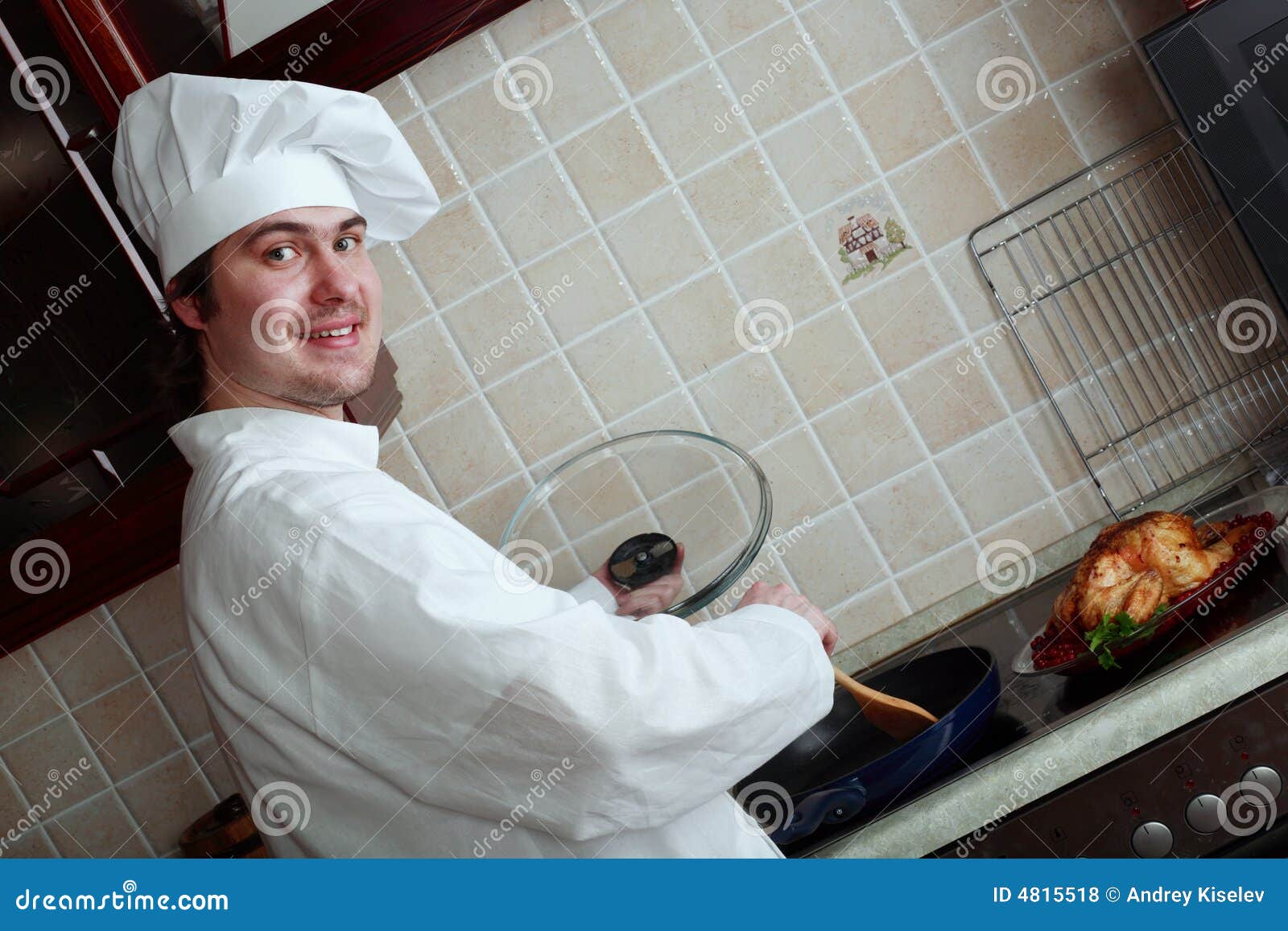Cook man stock photo. Image of preparing, head, appetizer - 4815518