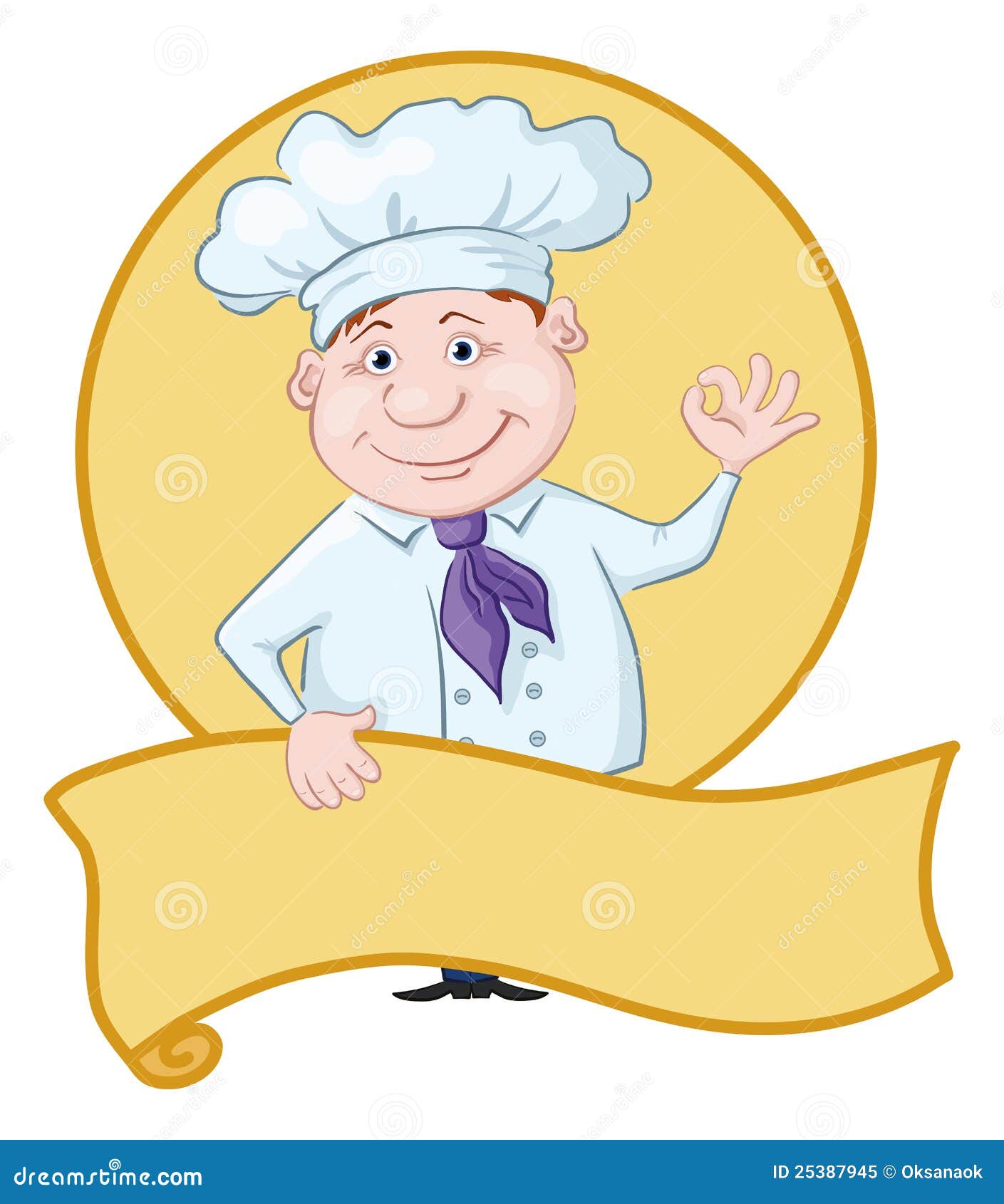 Cook with poster stock vector. Illustration of dinner - 25387945