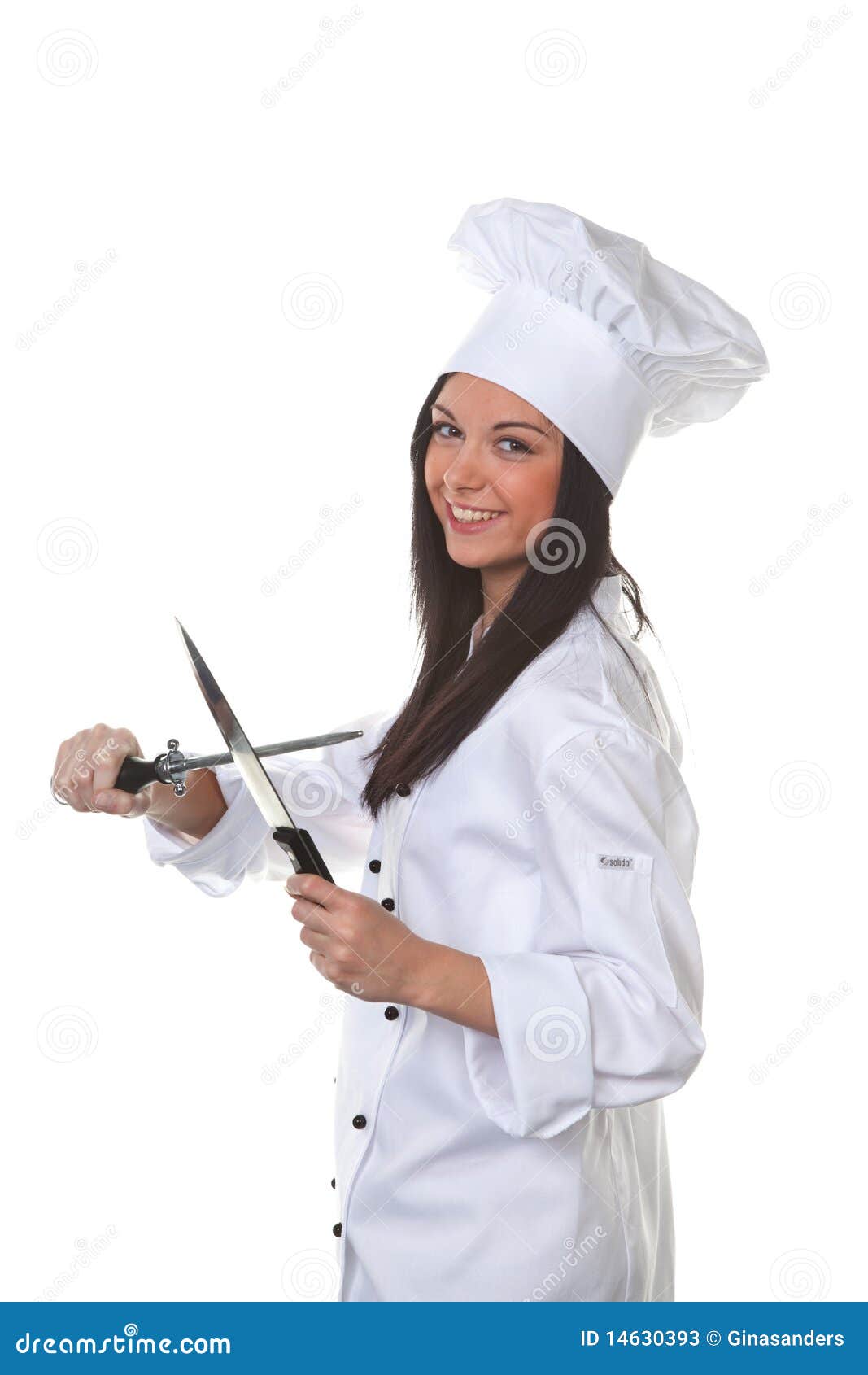 Cook served a fruit stock image. Image of cooking, craftsman - 14630393