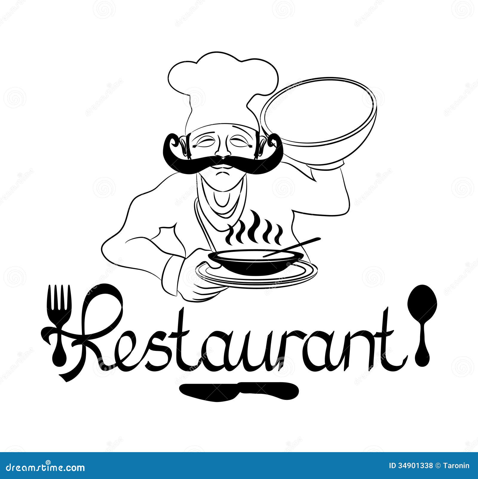 Cook Sign Vector Cooking Or Bakery Lettering And Cookery Or Baking ...