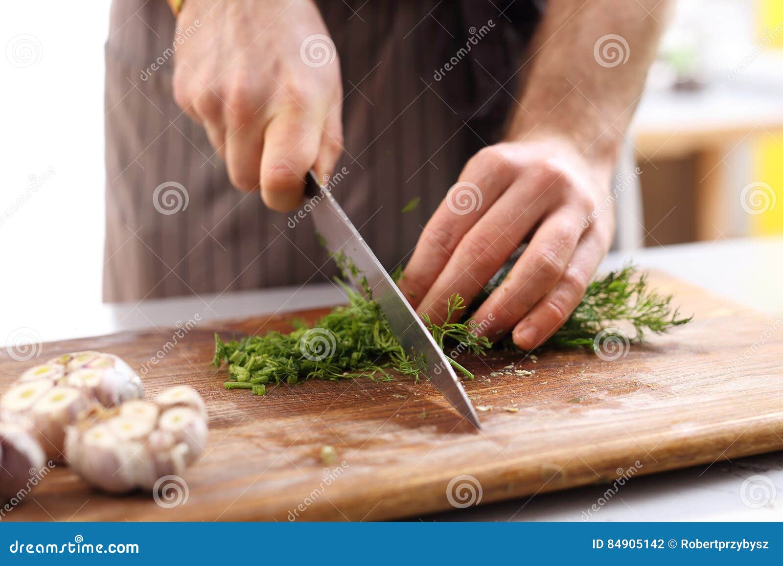Cook the sliced fennel. stock photo. Image of blade, healthy - 84905142