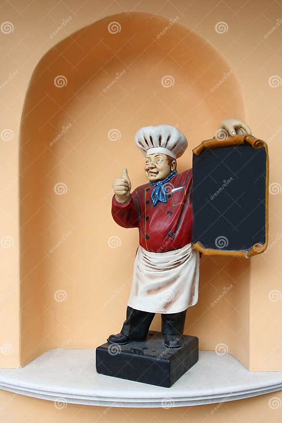 Cook statue stock photo. Image of cook, cooking, restaurant - 7609564