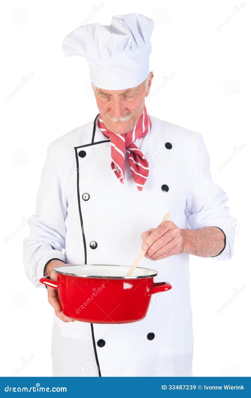 Cook stirring in the pan stock image. Image of toque - 33487239