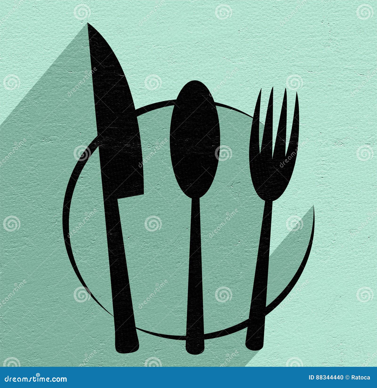 Cook symbol stock illustration. Illustration of creative - 88344440