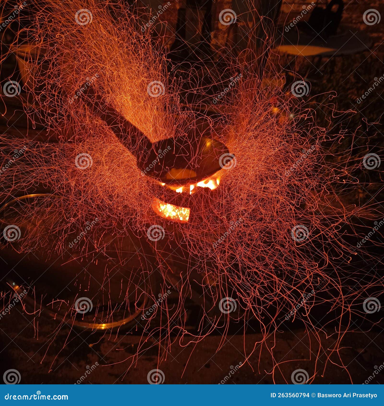 Cook with Traditional Stove with Charcoal As Fuel Stock Photo - Image ...