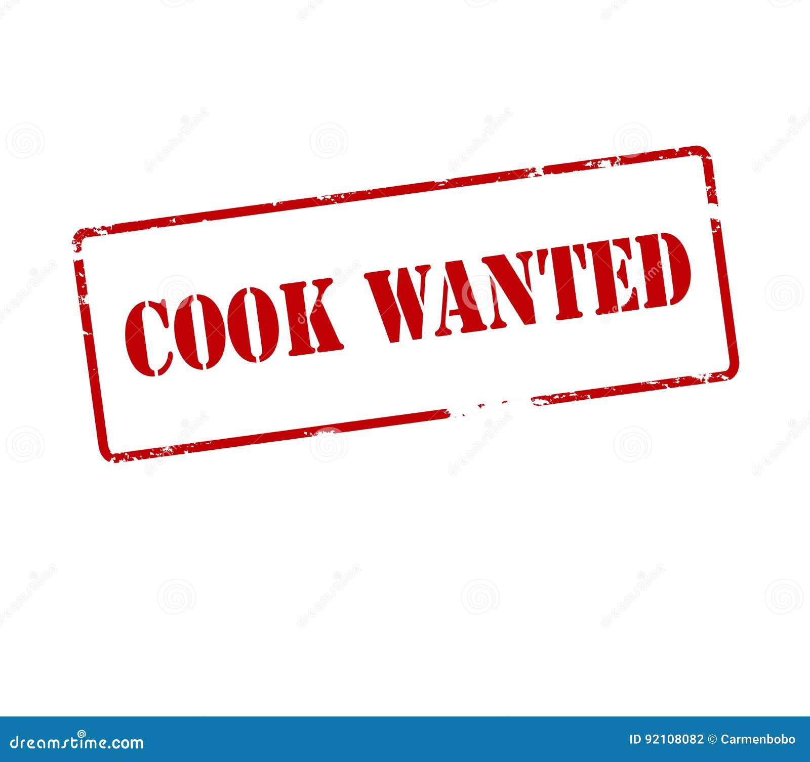 Cook wanted stock illustration. Illustration of kitchener - 92108082