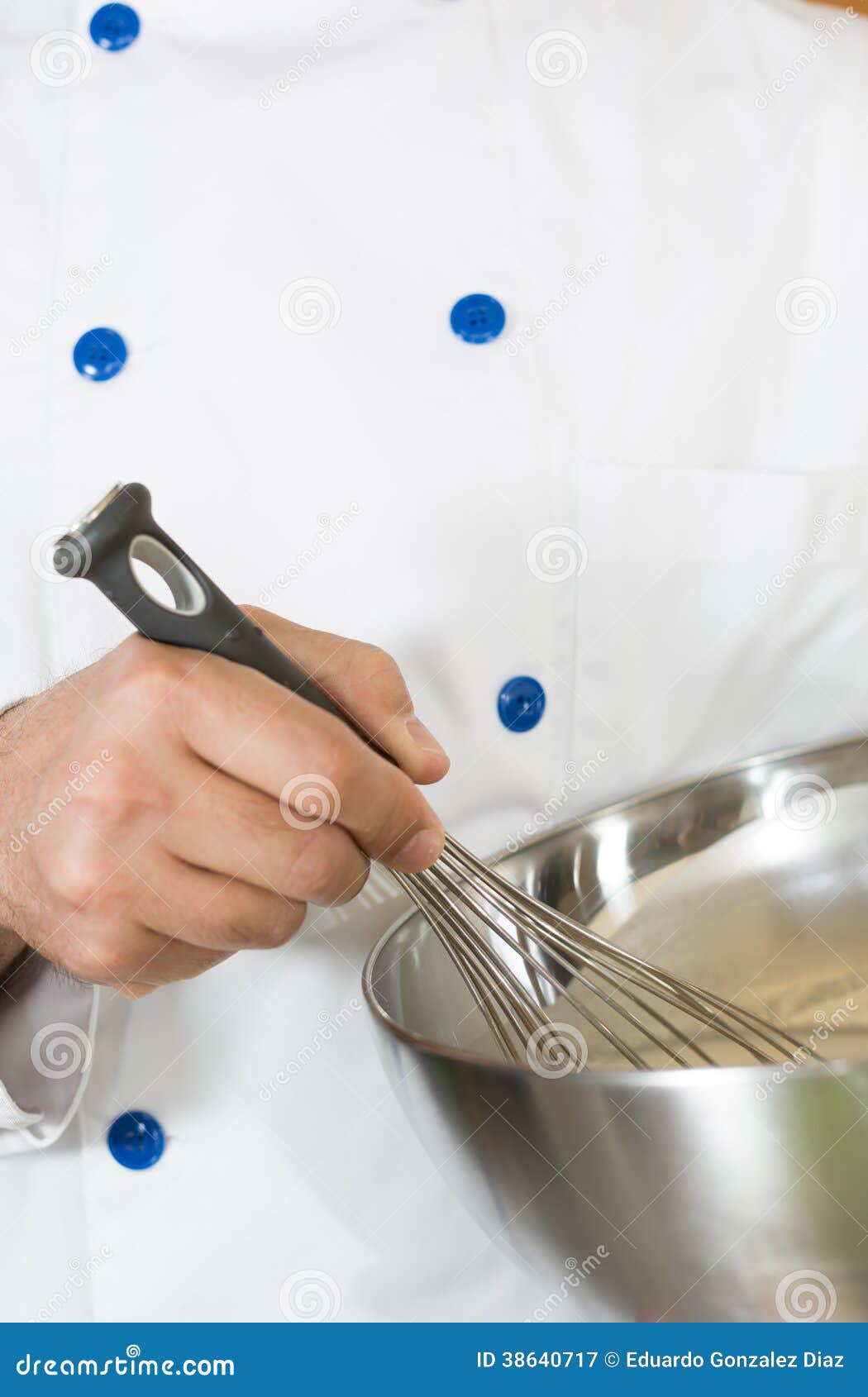 Cook whisking stock image. Image of metal, kitchener - 38640717