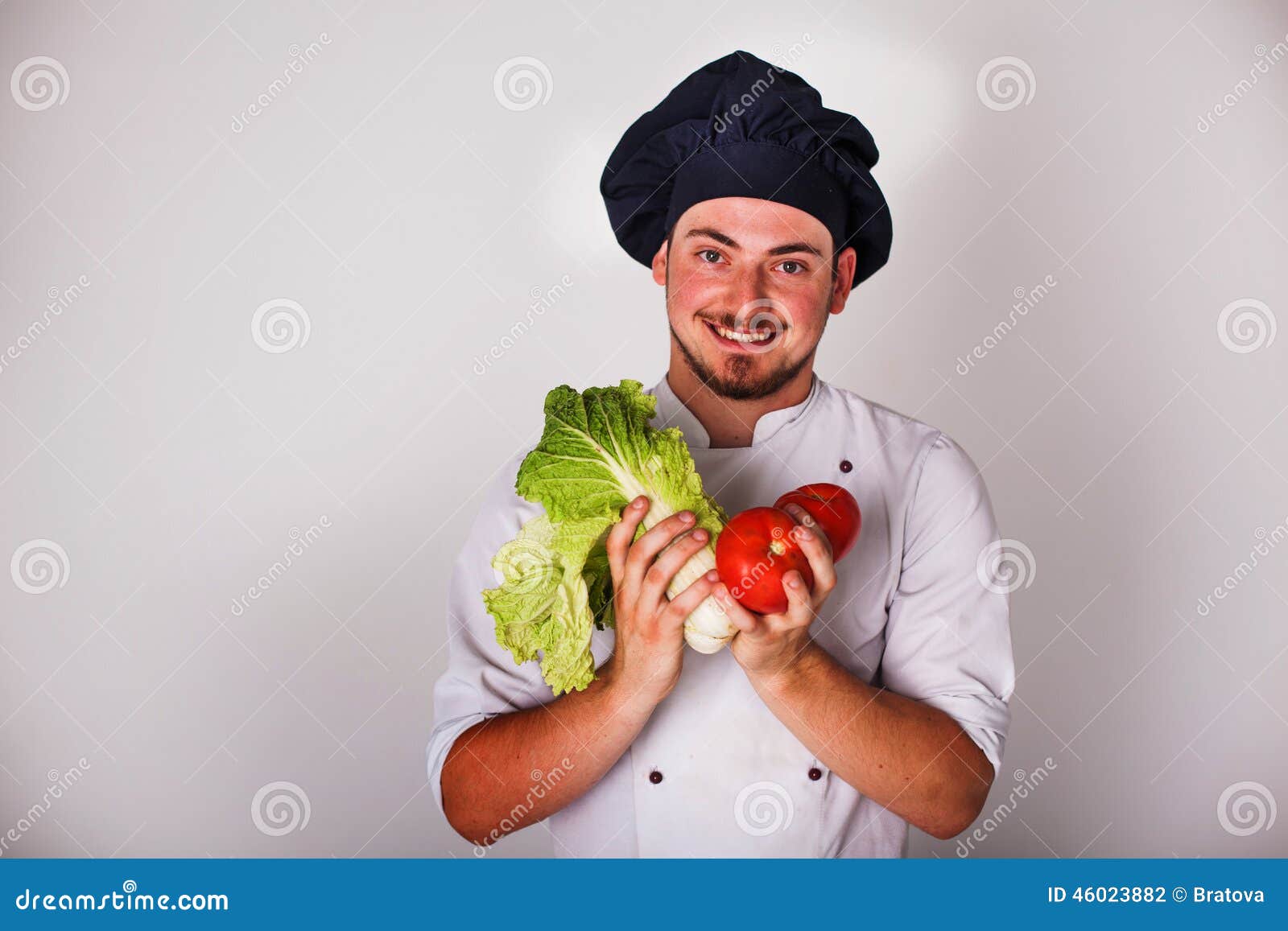 Cook on white background stock photo. Image of gourmet - 46023882