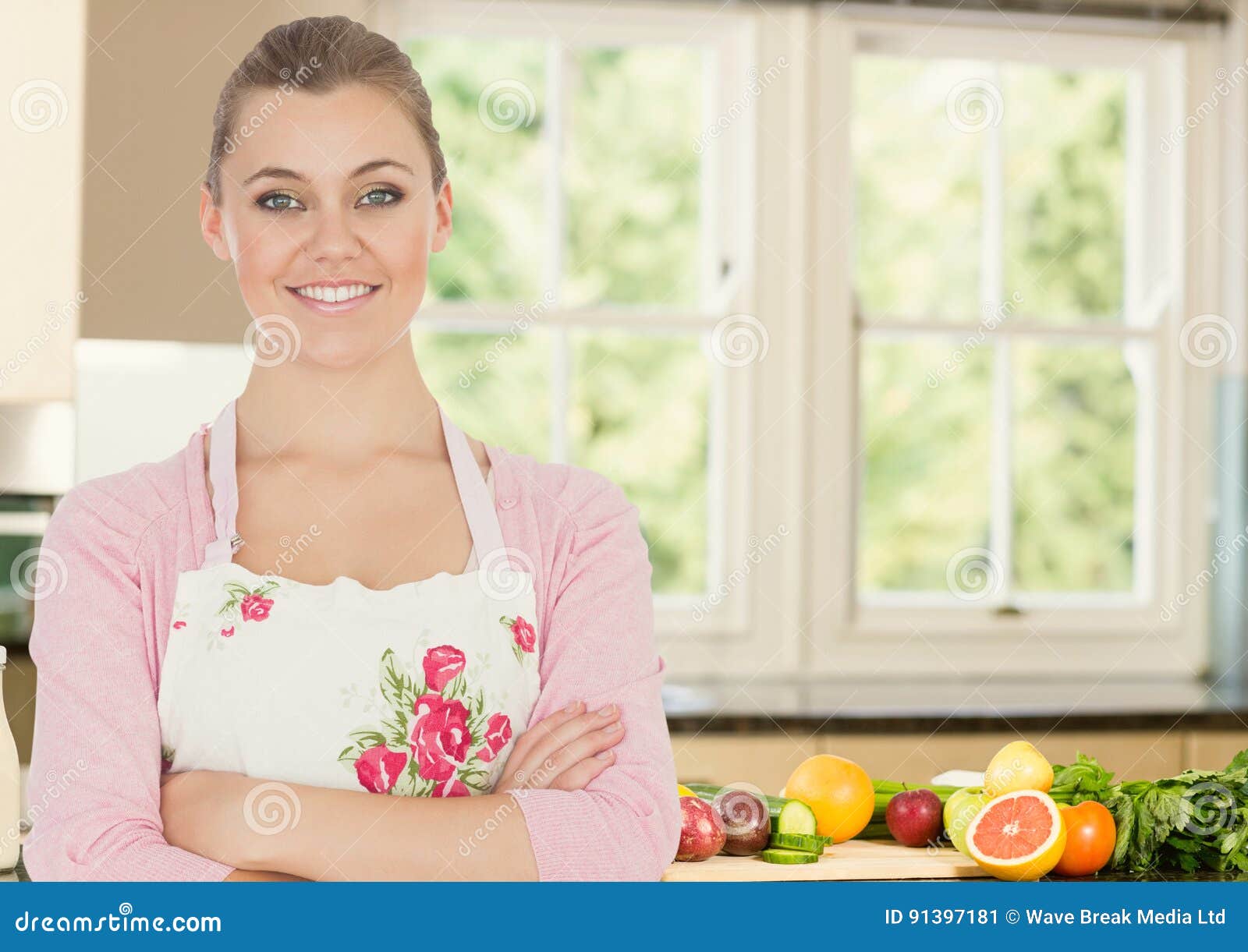 Cook woman hands folded stock image. Image of caucasian - 91397181