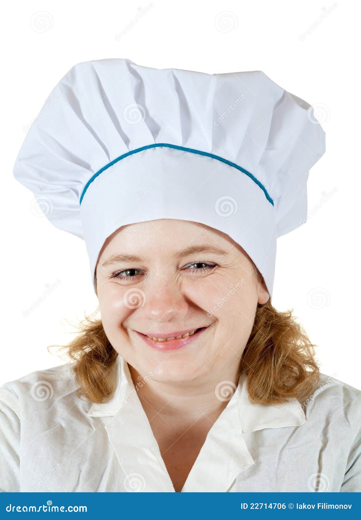 Cook woman in toque stock photo. Image of cooking, excess - 22714706