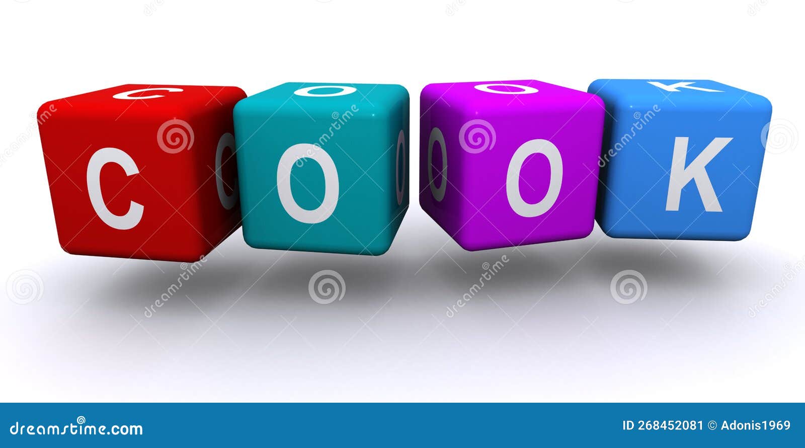 Cook Word, The Verb Expressing The Action, Children Education Concept ...