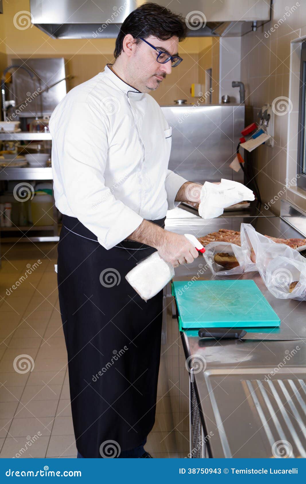 Cook stock image. Image of chopping, cook, decoration - 38750943