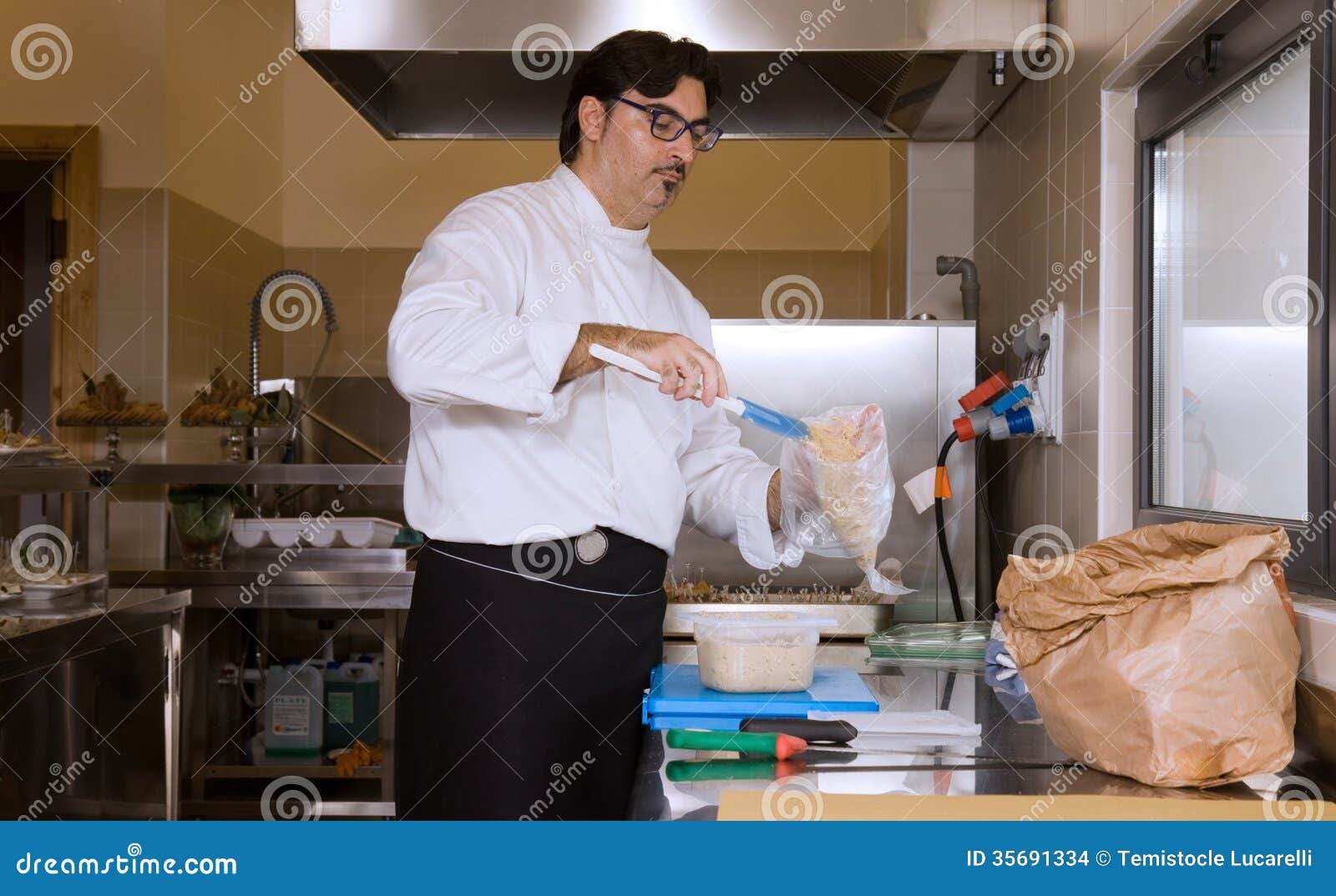 Cook stock photo. Image of cooking, dessert, service - 35691334
