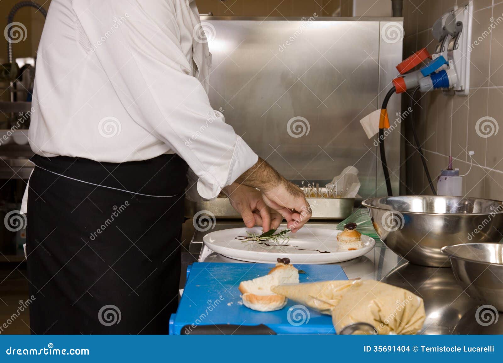 Cook stock photo. Image of gourmet, profession, dish - 35691404