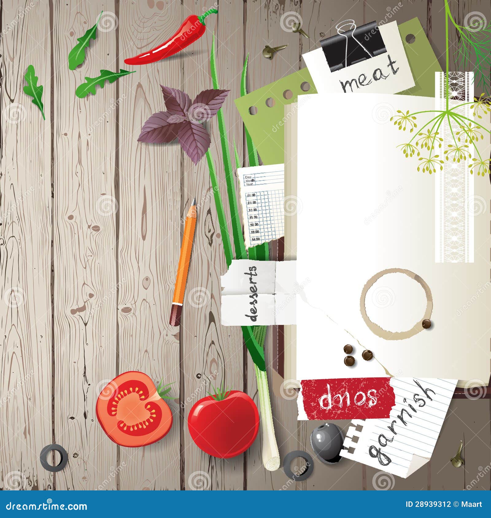 Cookbook Texture Stock Illustrations – 532 Cookbook Texture Stock ...