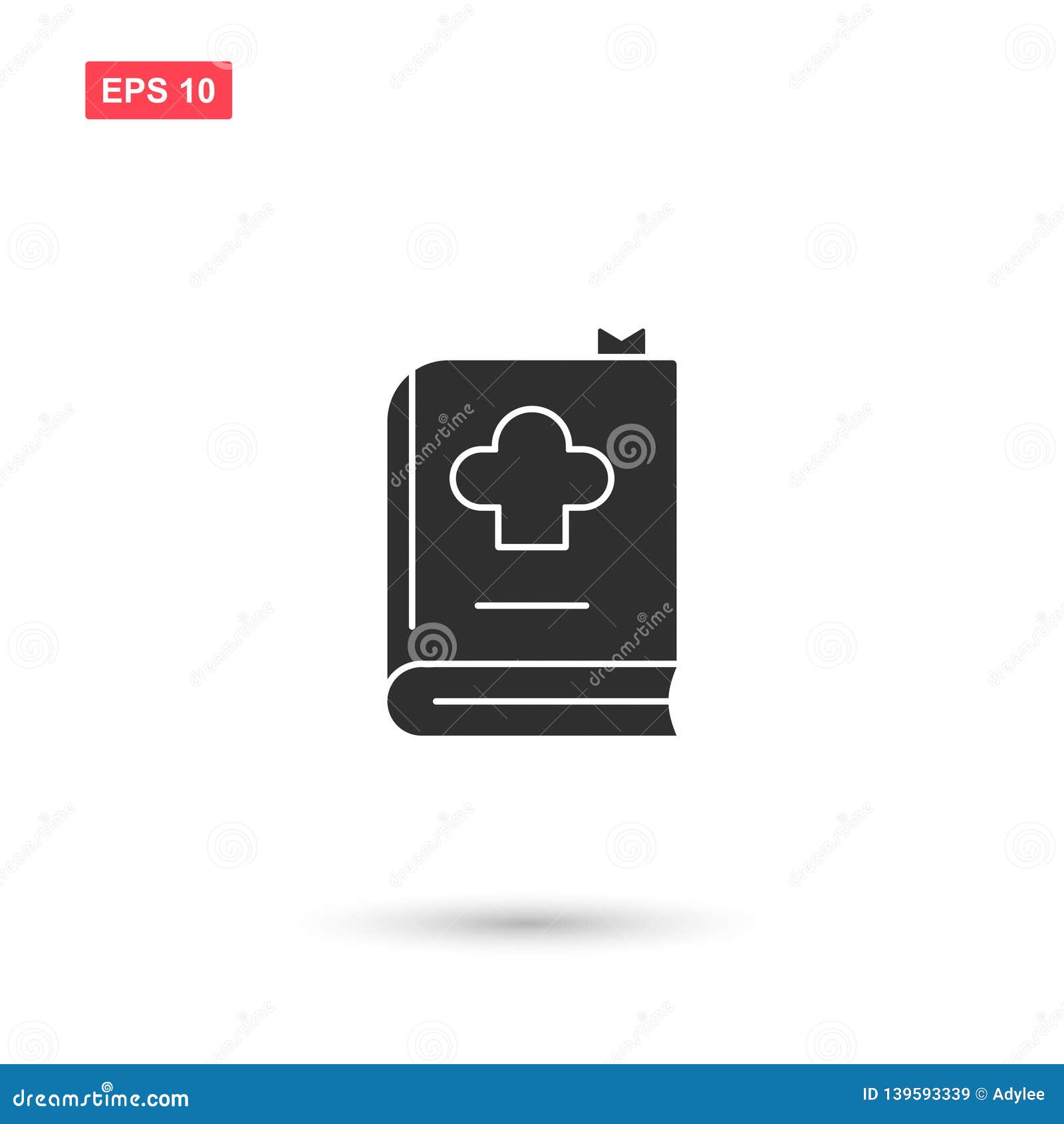 Cookbook Icon Vector Design Isolated 3 Stock Vector - Illustration of ...