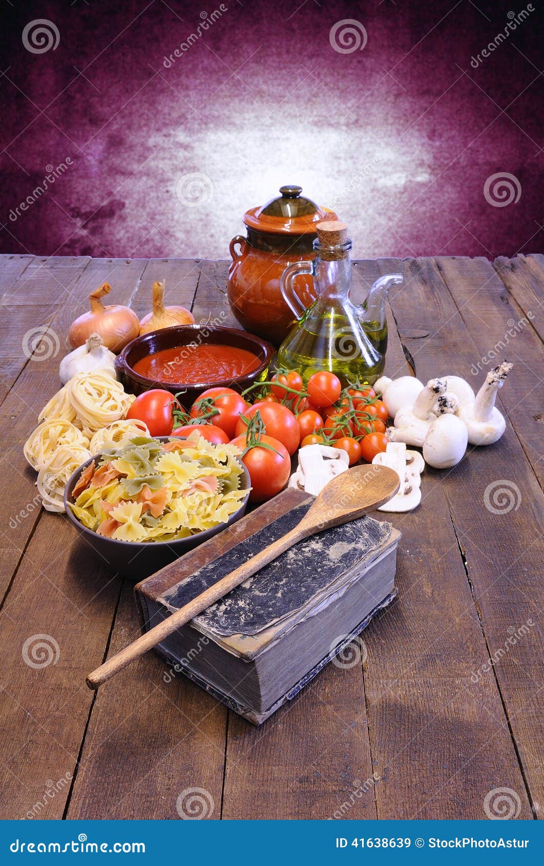 Cookbook. stock image. Image of menu, cooking, ingredient - 41638639