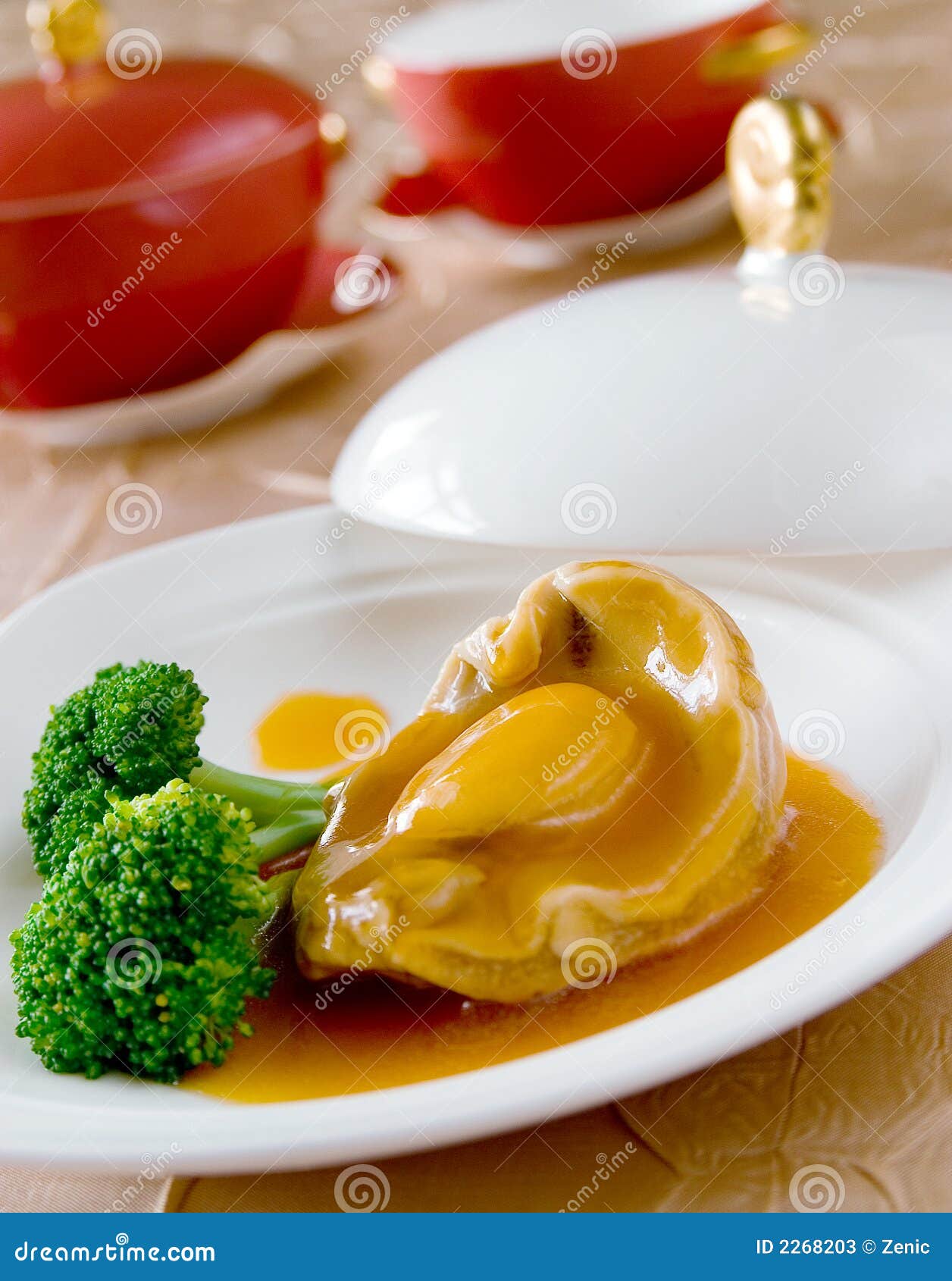 Cooked Abalone and Vegetable Stock Image - Image of soft, aromatic: 2268203