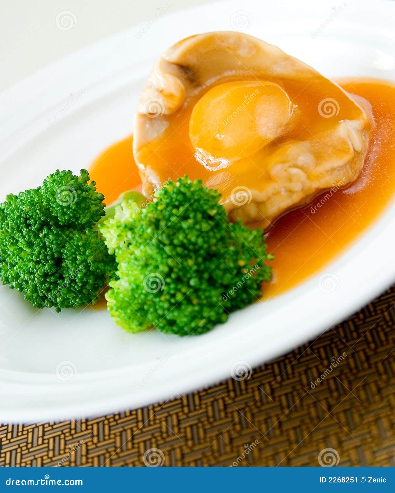 Cooked Abalone and Vegetable Stock Image - Image of mushroom, seafood ...