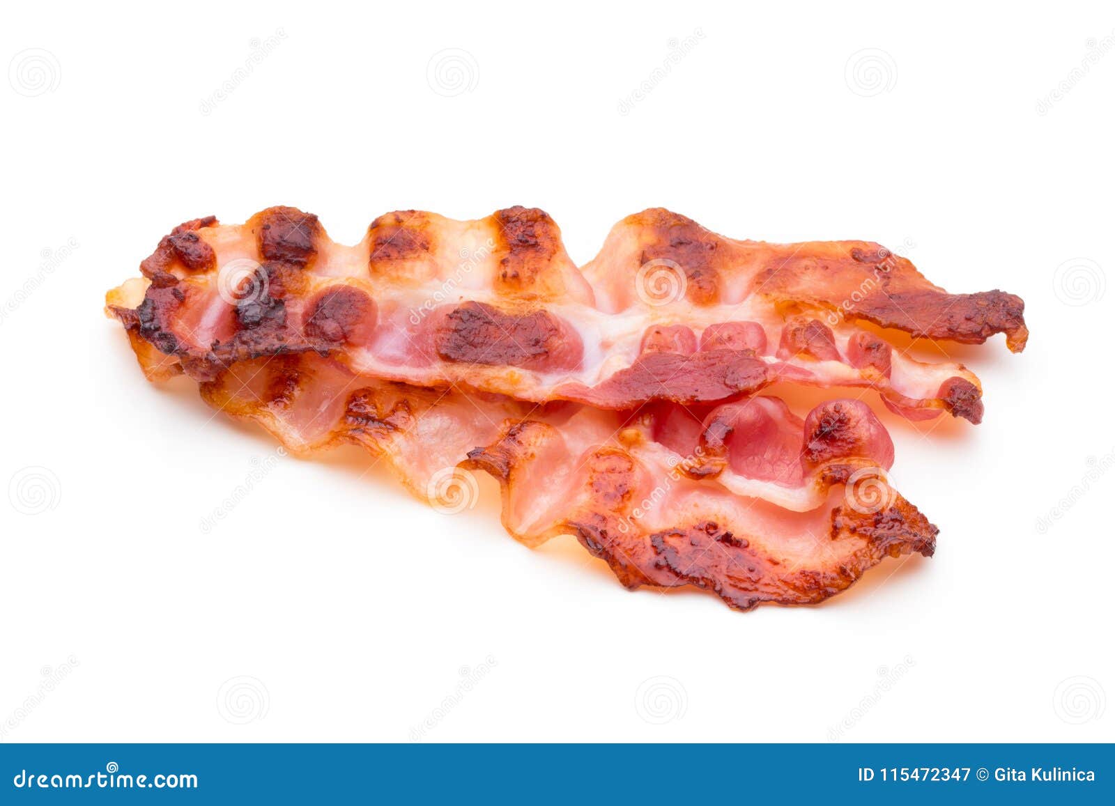 116 Prosciutto Smoked Pork Ham Rashers Isolated White Background Stock ...