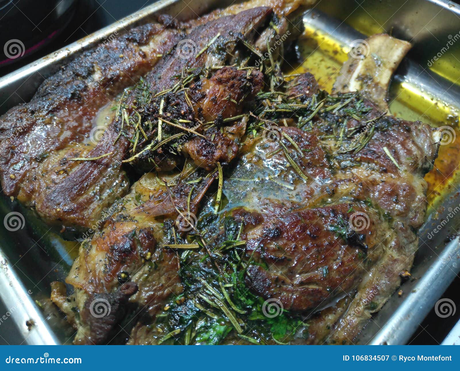 Cooked Beef Carvery Hot in a Silver Tray Stock Image - Image of beef ...