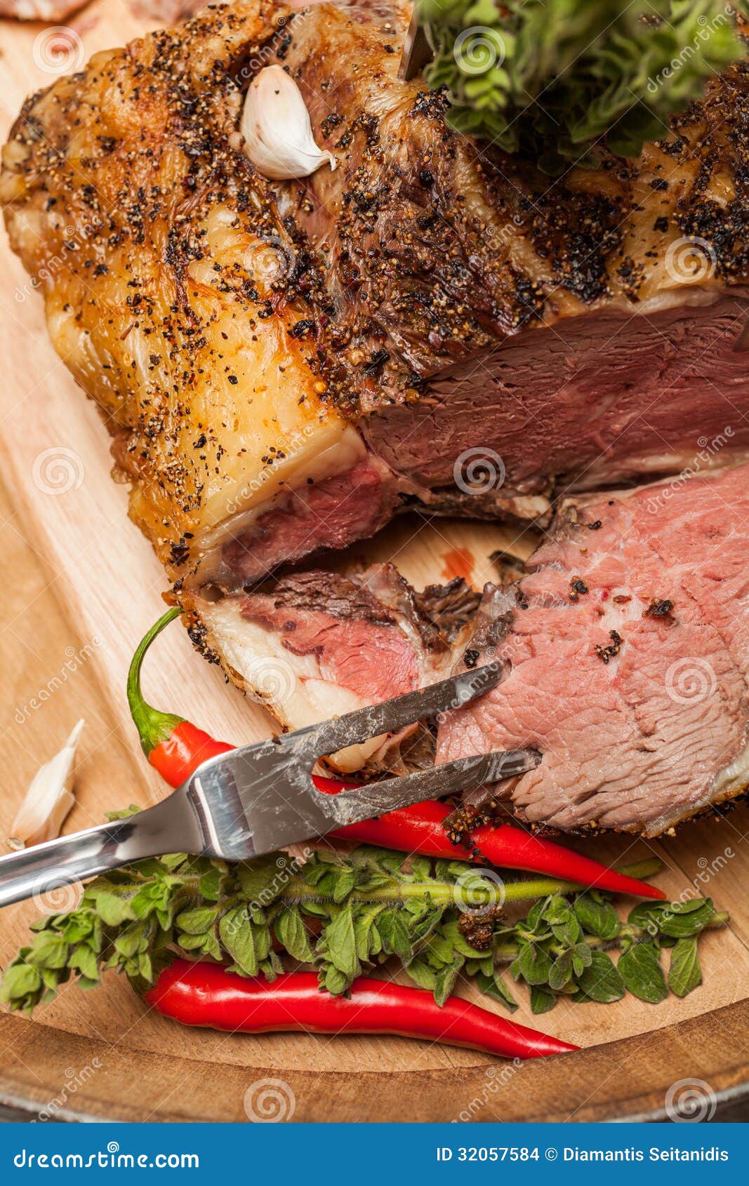 Cooked Beef Roast stock photo. Image of protein, dining - 32057584