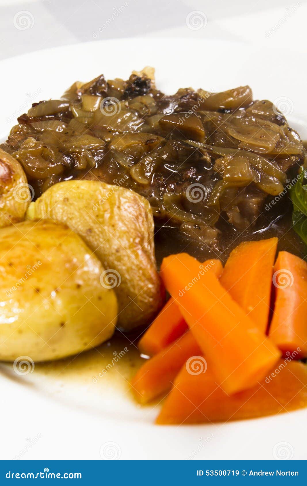Cooked braing steak stock image. Image of chuck, boards - 53500719