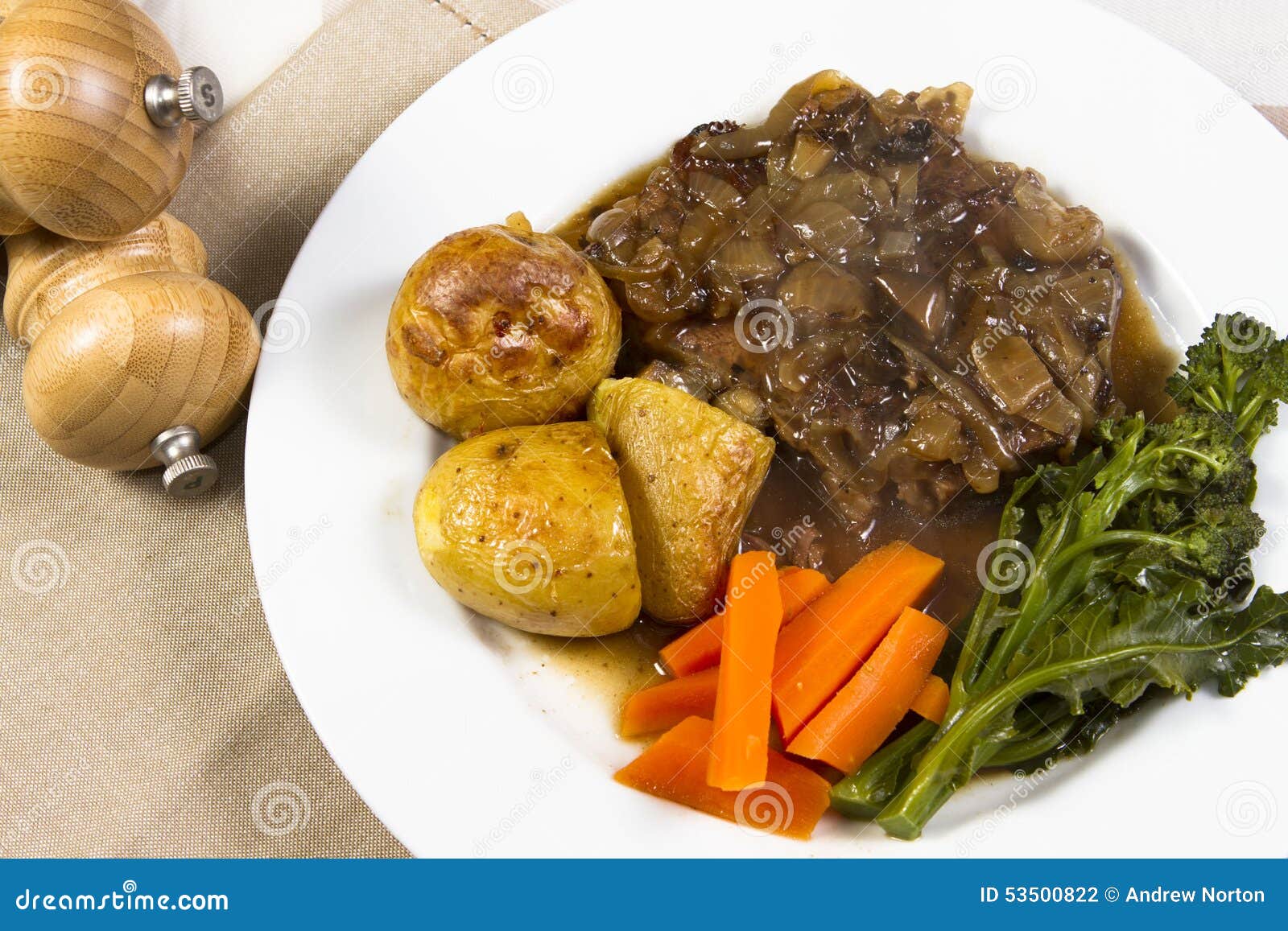 Cooked braing steak stock photo. Image of background - 53500822