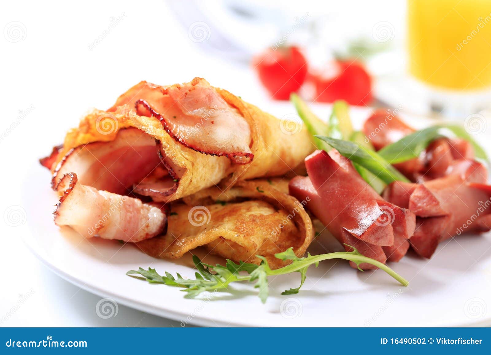Cooked breakfast stock photo. Image of meat, savory, closeup - 16490502