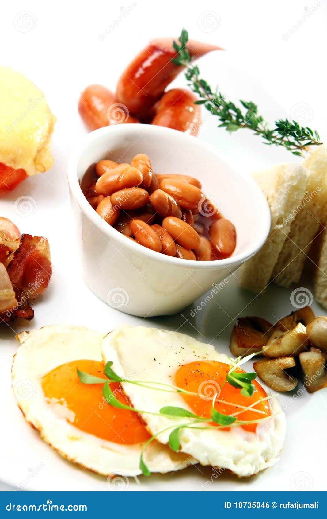 Cooked breakfast stock photo. Image of life, closeup - 18735046