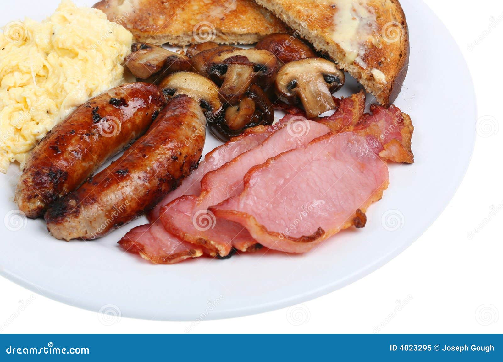 Cooked Breakfast stock image. Image of english, plate - 4023295